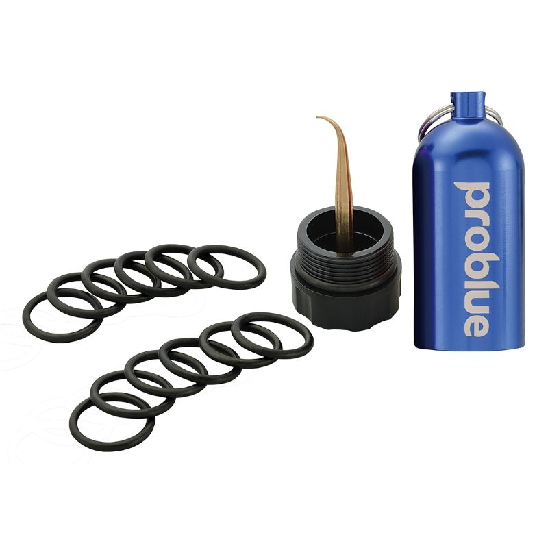Problue AC-48-3 Aluminium tank Key Chain 小氣瓶鑰匙圈 (附O-Ring 挑針棒) - Scuba Warehouse Taiwan 專業潛水裝備店